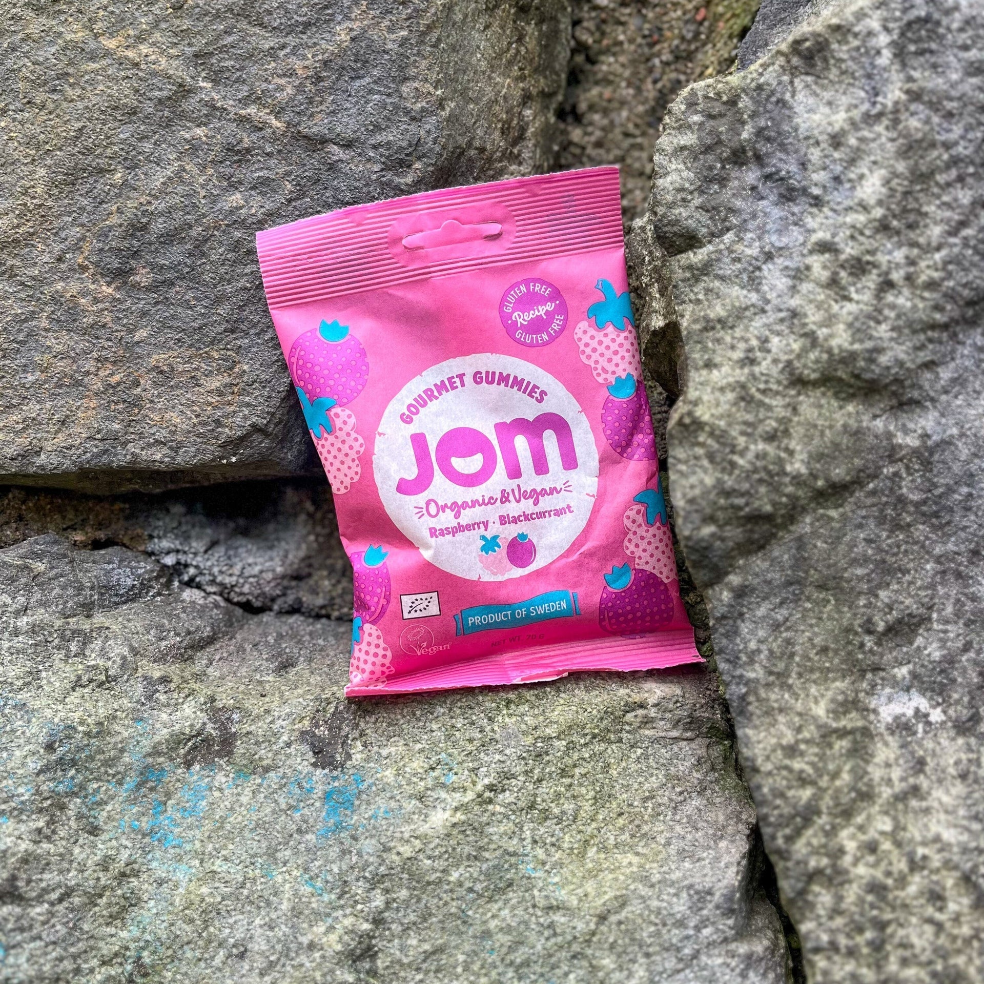 JOM Raspberry & Blackcurrant Gummies | Farmer’s Son Co. – Farmer's Son Co.